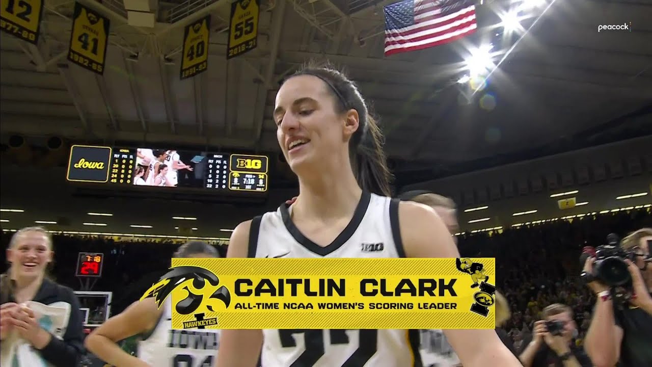 Caitlin Clark Makes History: Breaks NCAAW All-Time Scoring Record with ...