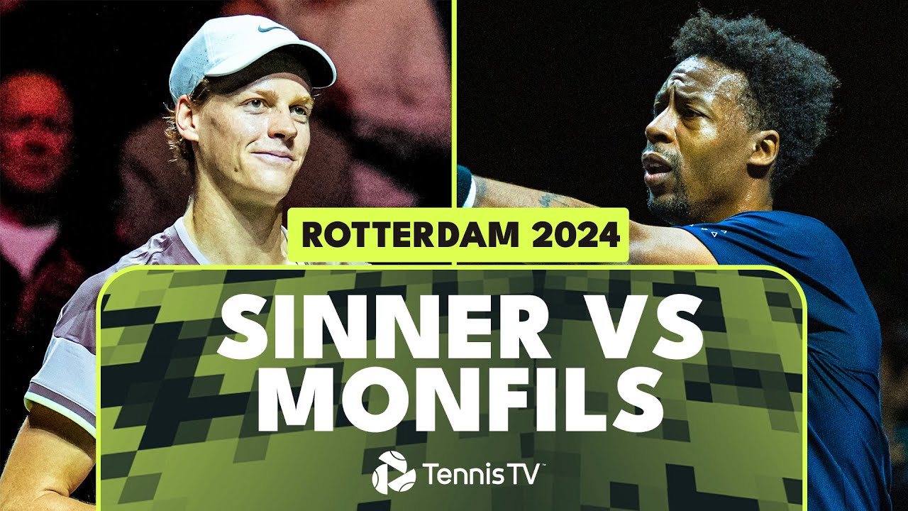 Sizzling Showdown: Jannik Sinner vs Gael Monfils Highlights | Rotterdam 2024