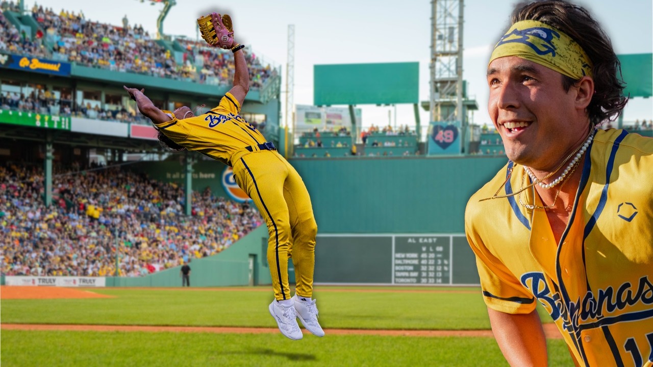 Double Backflip Catch Spectacle at Fenway Park | The Savannah Banana