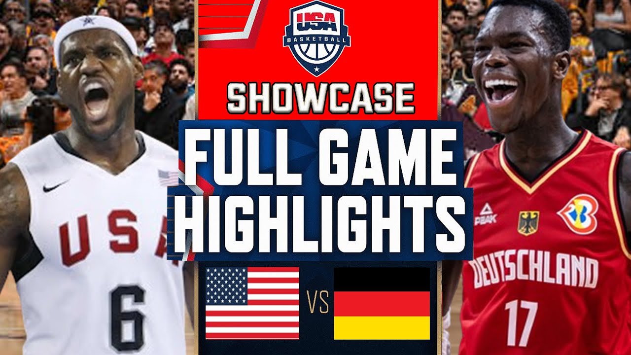 Team USA vs Germany [Full Game] Highlights July 22, 2024 | USA ...