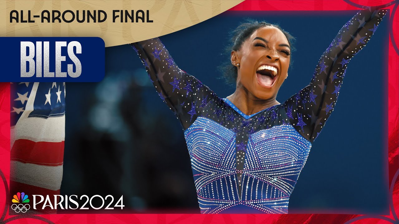 Simone Biles' AWE-INSPIRING floor routine clinches a record SIXTH gymnastics gold | Paris Olympics