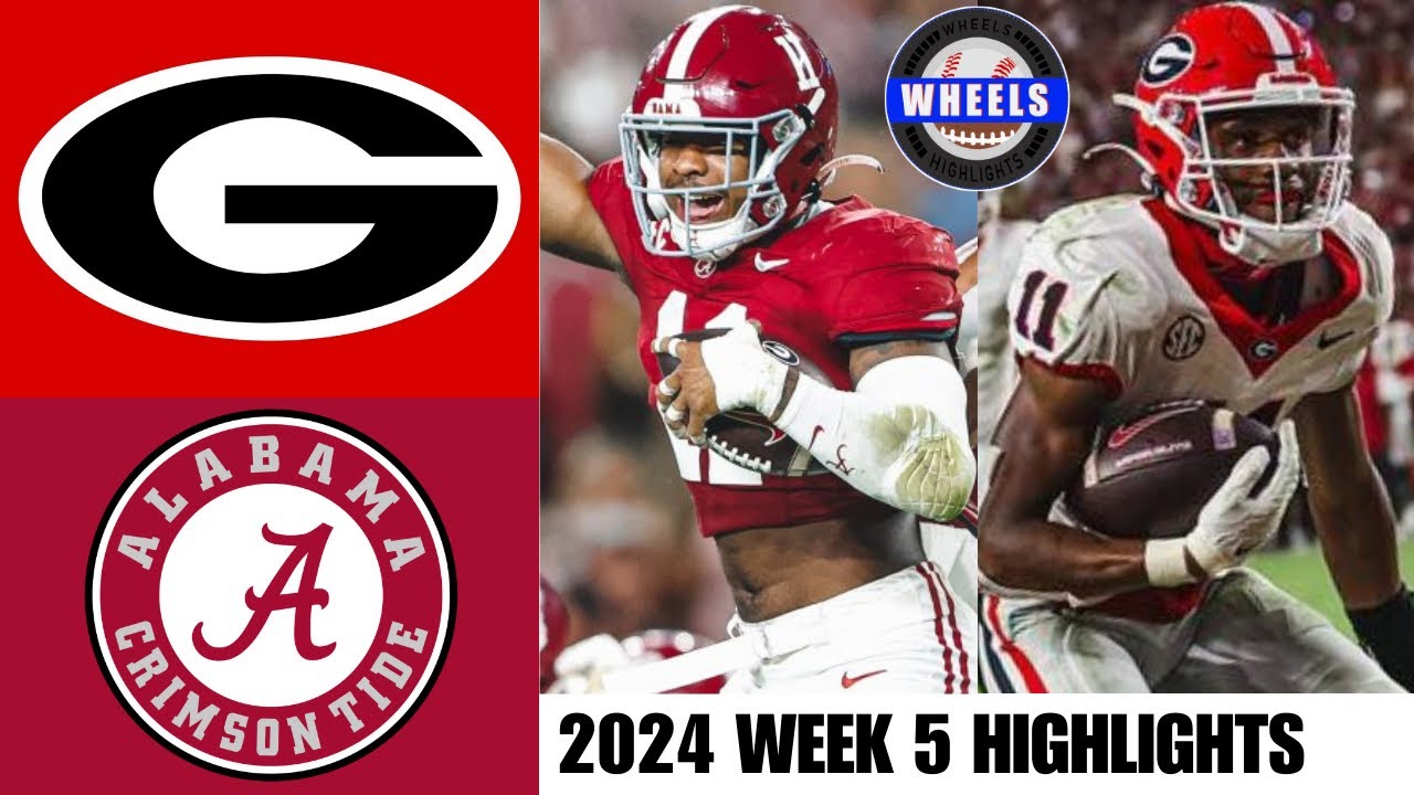 #2 Georgia v #4 Alabama (GAME OF THE YEAR) | Full Game Highlights ...