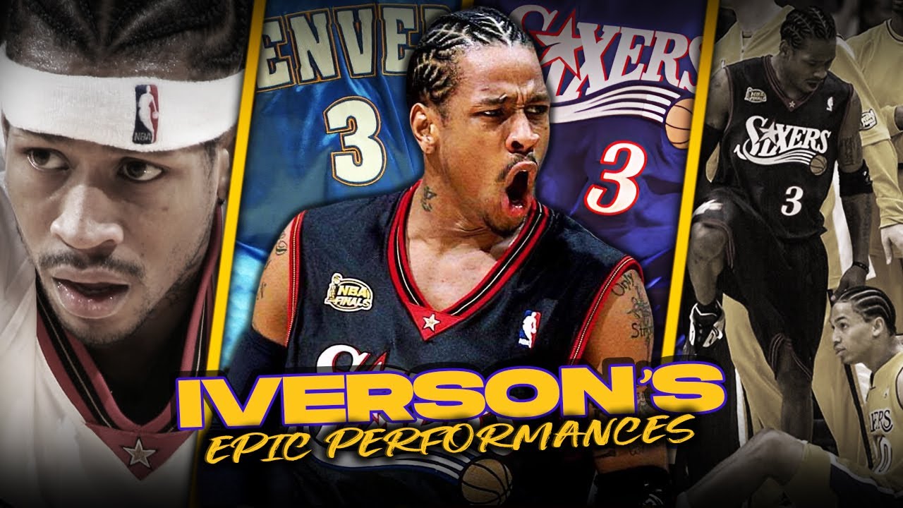 Hall of Famer Allen Iverson's 3 Hour Greatest NBA Performances total ...