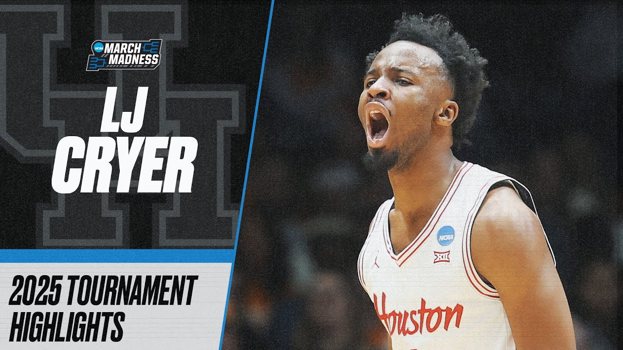 LJ Cryer 2025 NCAA tournament highlights
