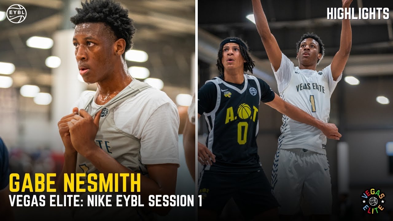 Gabe Nesmith at Nike EYBL Session 1 | Vegas Elite | Full Highlights 2025