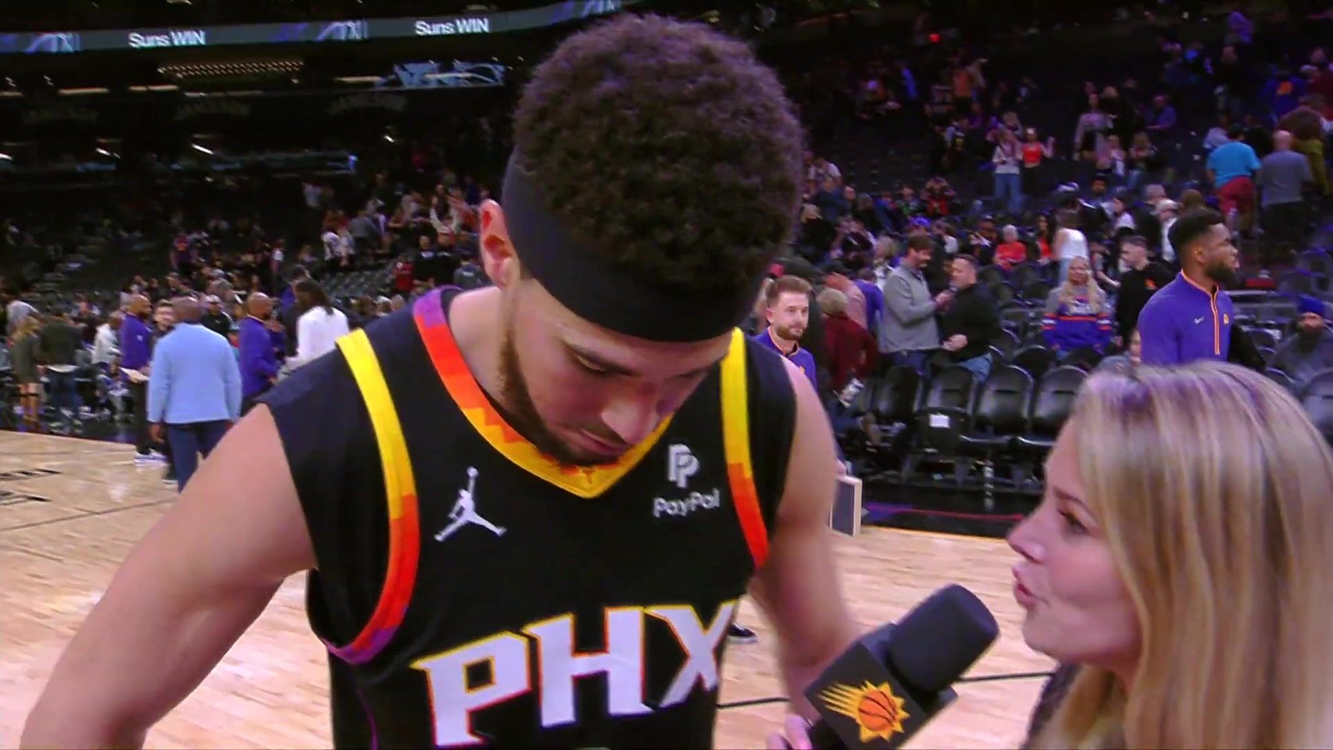 Devin Booker on KD becoming 10th all time in scoring