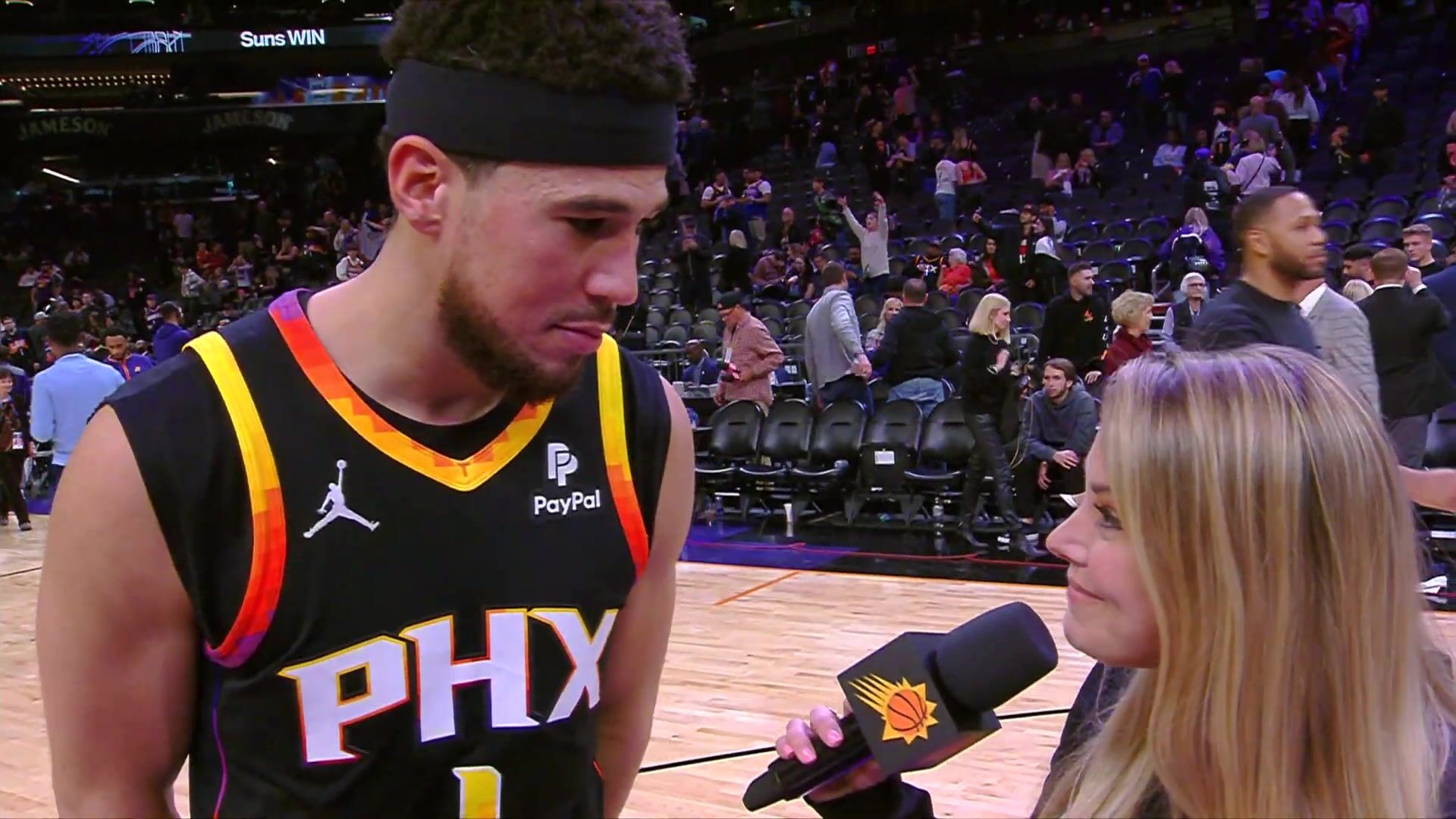 Devin Booker on KD becoming 10th all time in scoring