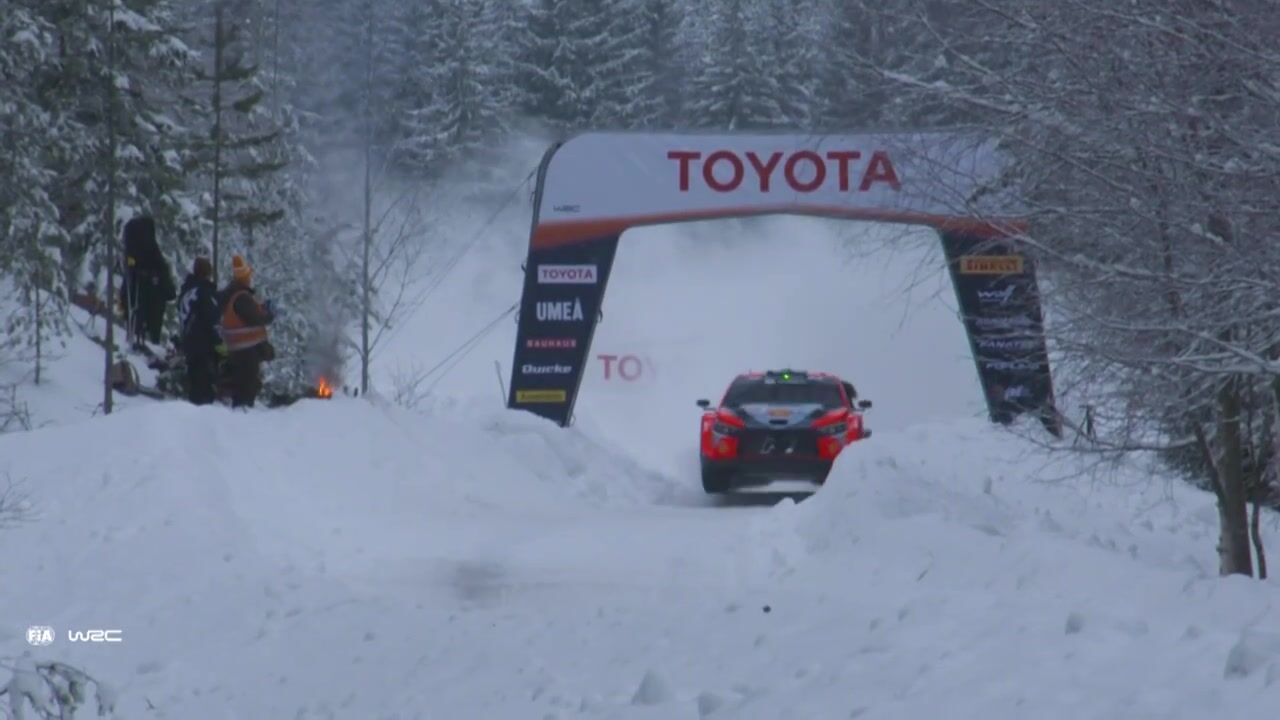 WRC Rally Sweden 2024 | Shakedown Highlights