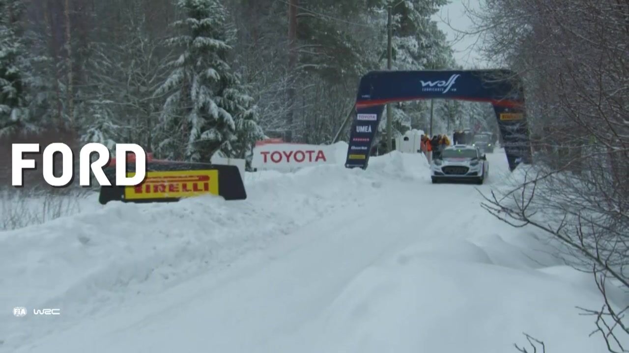 WRC Rally Sweden 2024 | Shakedown Highlights