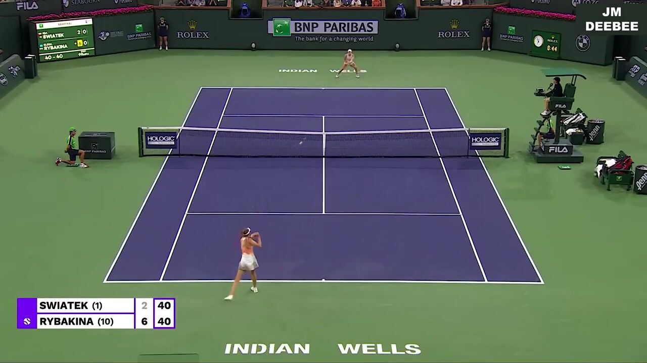 Elena Rybakina vs. Iga Swiatek | Indian Wells Epic Showdown Highlights