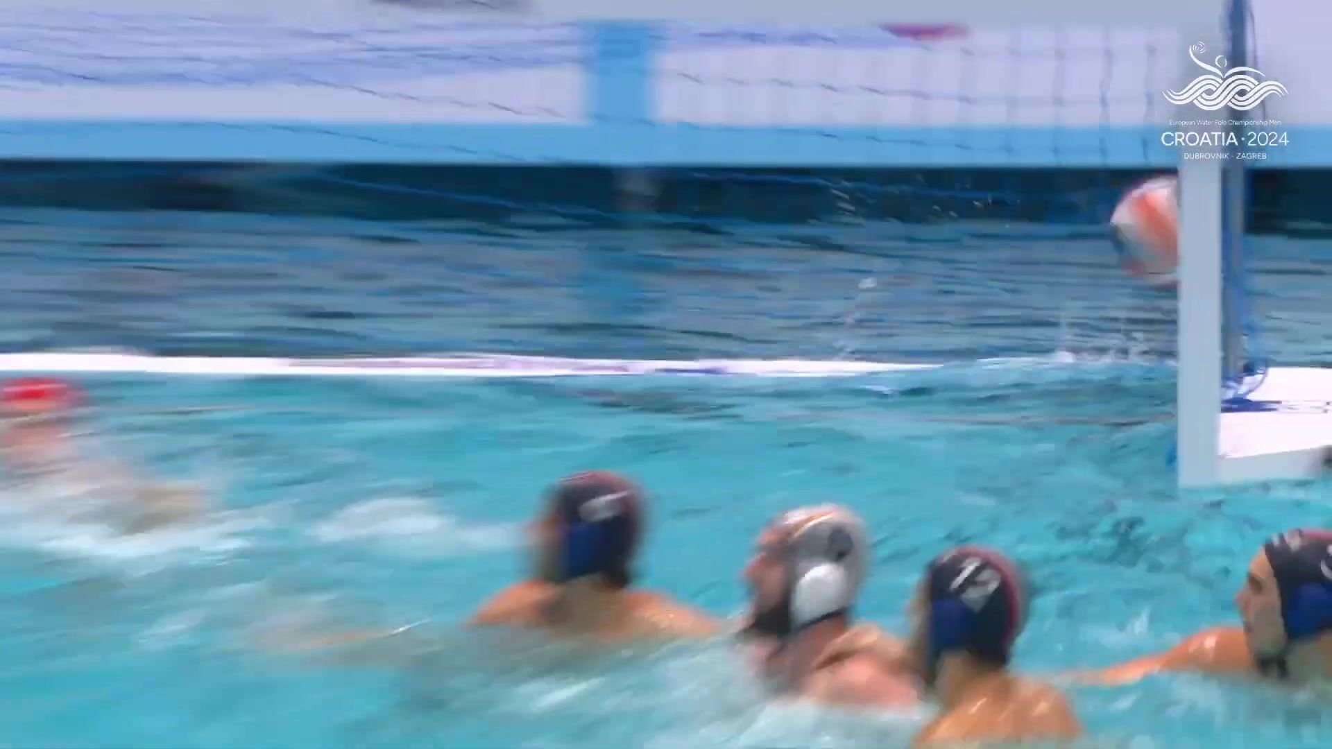 Highlights: Men's Semi-Finals at European Water Polo Championships 2024