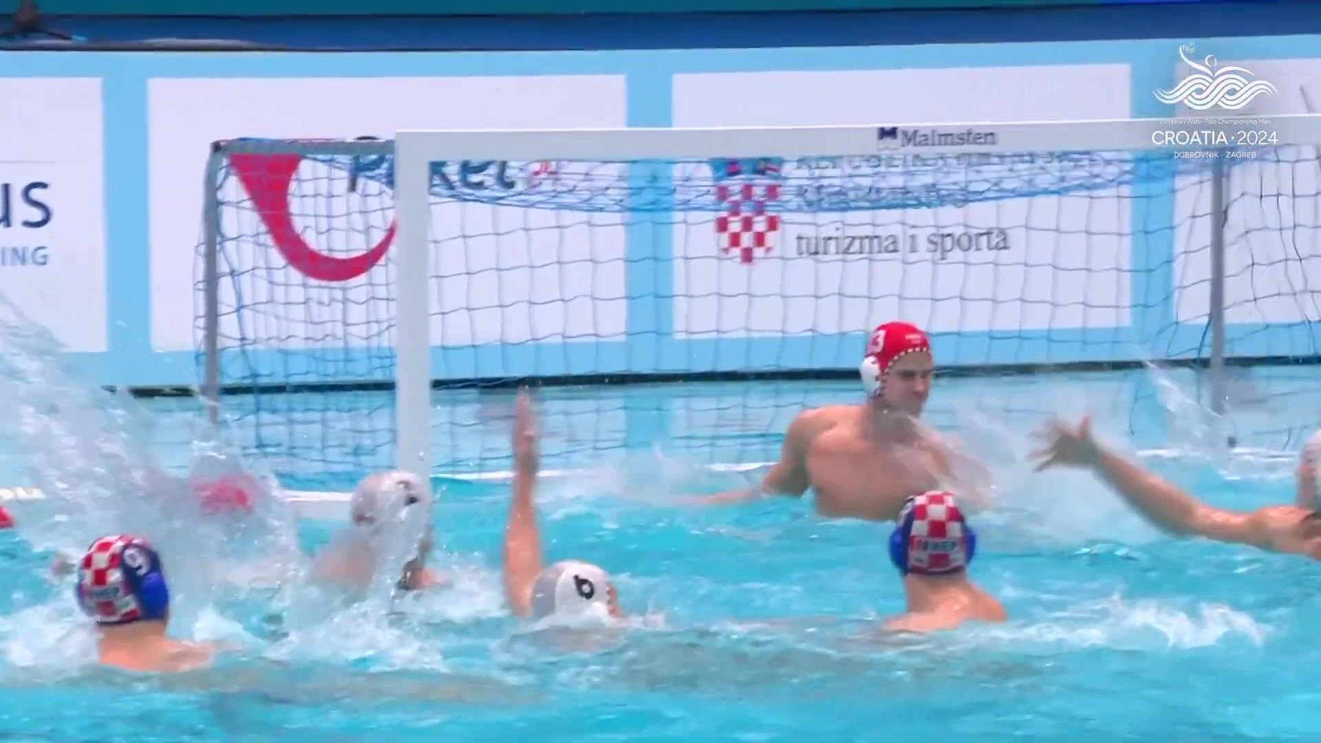 Highlights: Men's Semi-Finals at European Water Polo Championships 2024