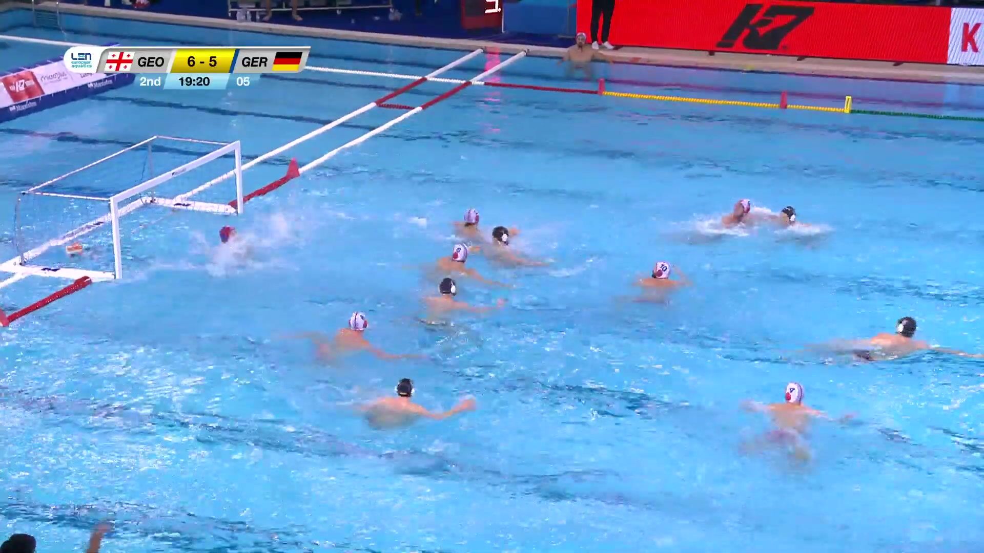 Georgia vs. Germany Highlights | Classifications | European Water Polo ...