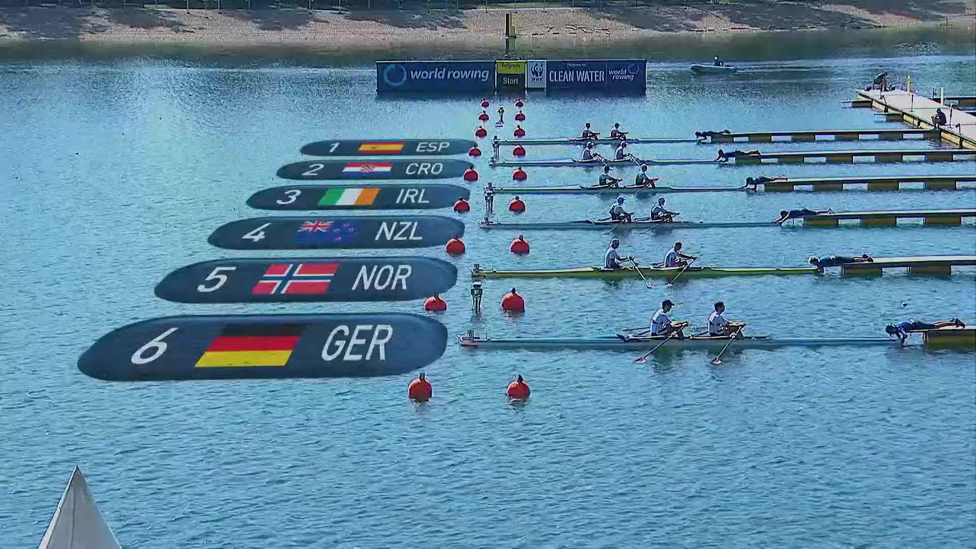 2023 World Rowing Championships - Men's Double Sculls Semifinal A/B 2 ...