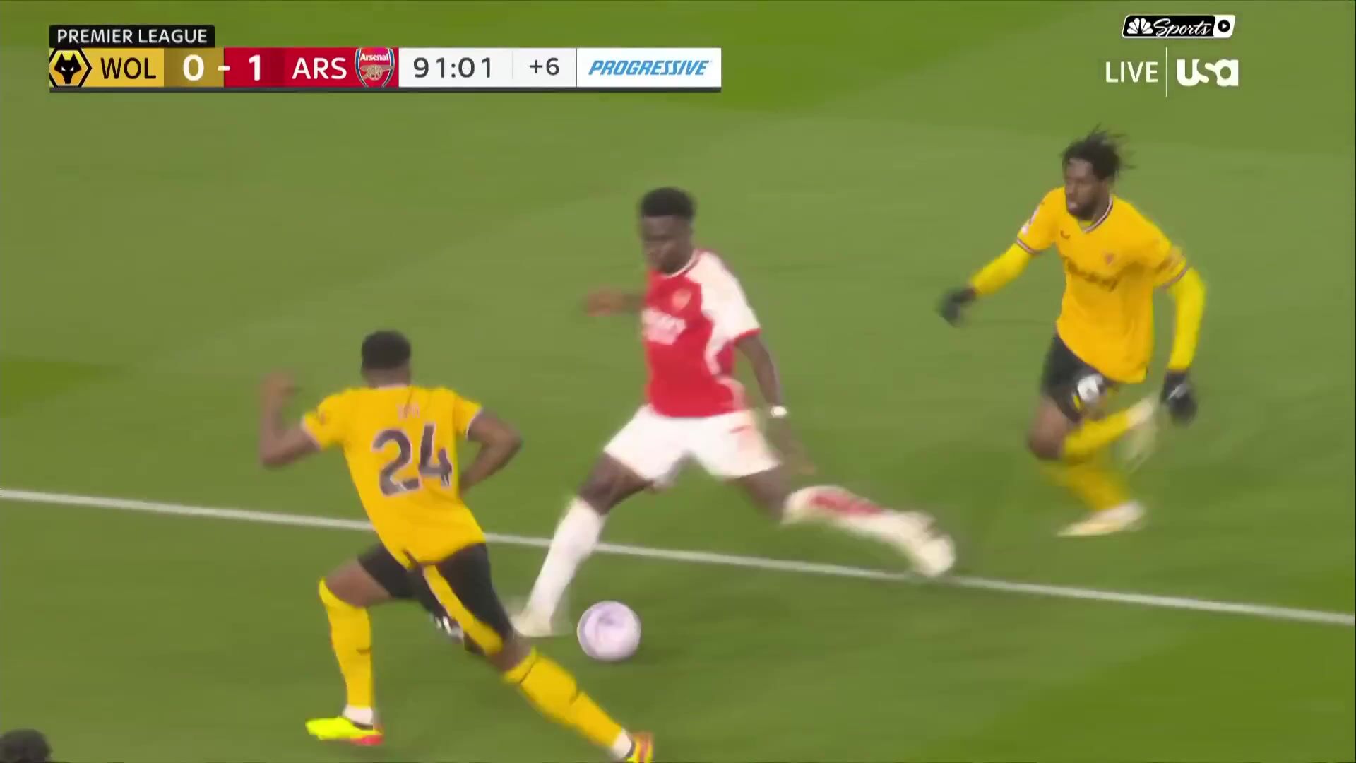 Wolves v. Arsenal | PREMIER LEAGUE HIGHLIGHTS | 4/20/2024 | NBC Sports