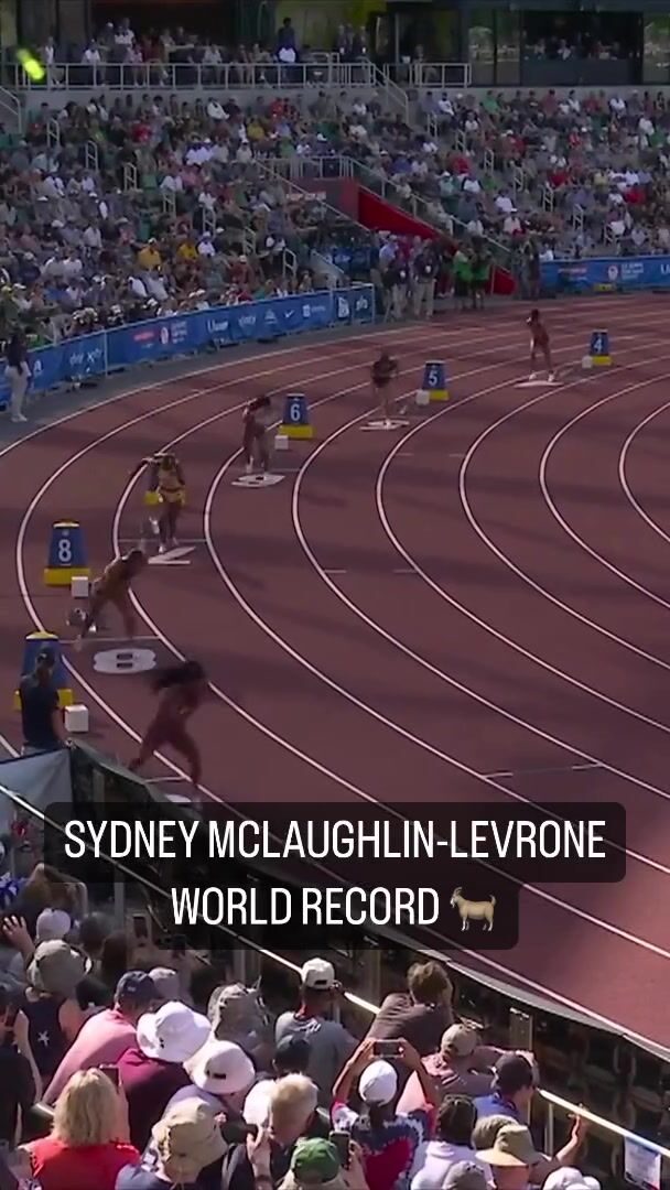 SYDNEY MCLAUGHLIN Breaks her own record AGAIN!