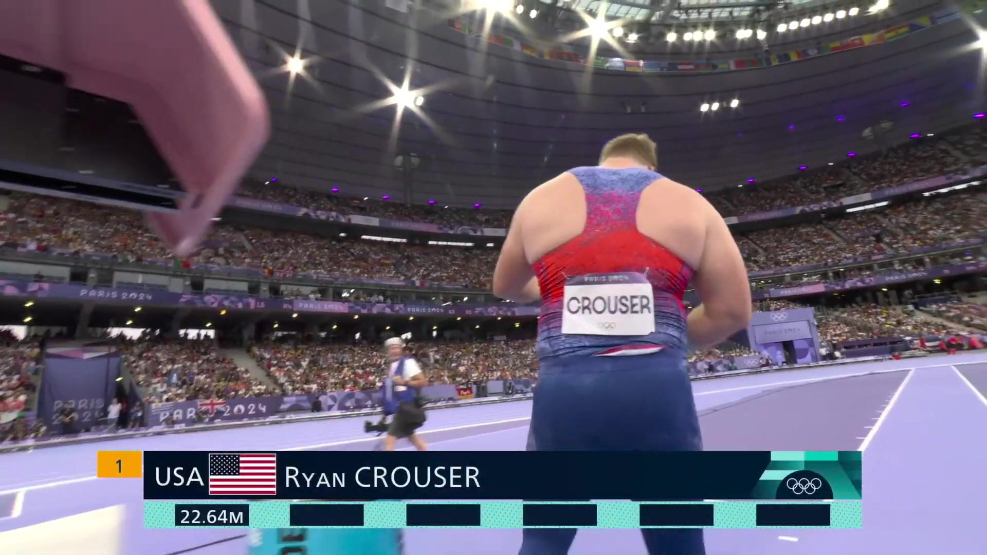Team USA's Ryan Crouser clinches UNPRECEDENTED third shot put gold medal | Paris Olympics