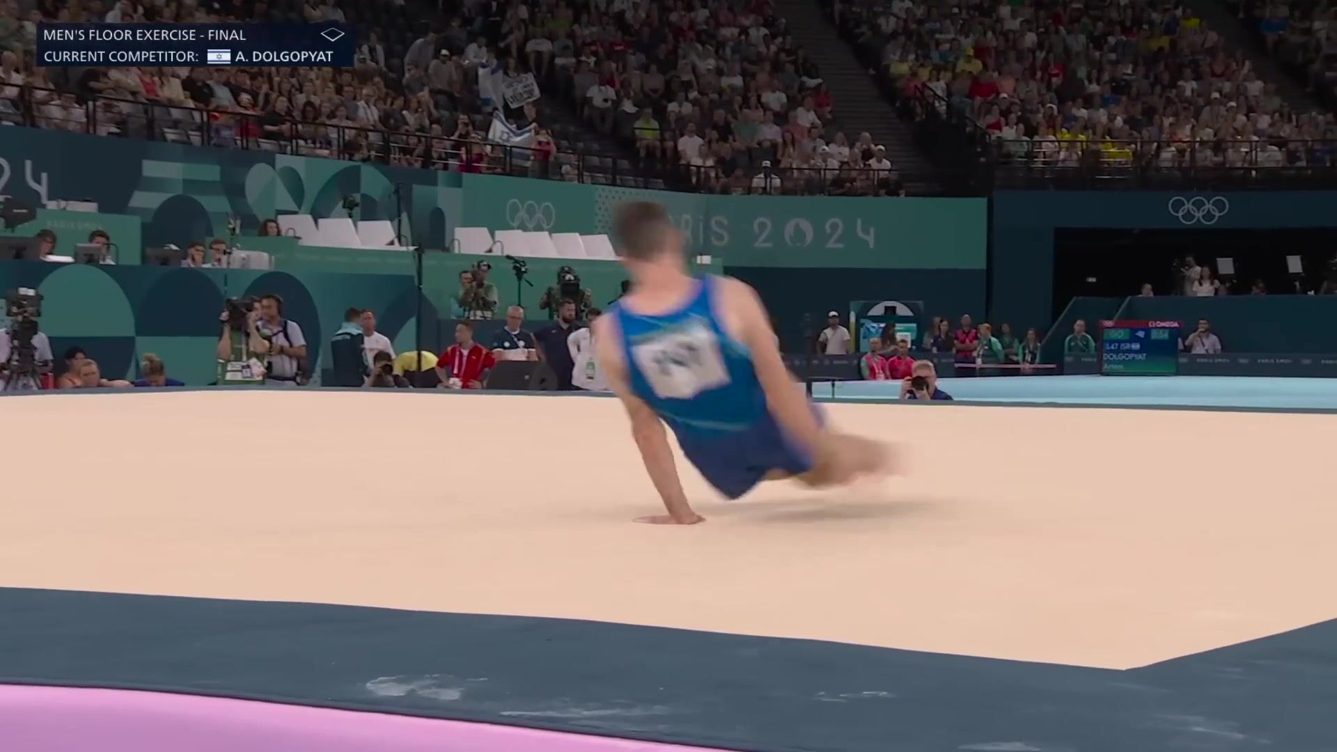 Carlos Yulo MAKES HISTORY on floor for Philippines' first gymnastics ...