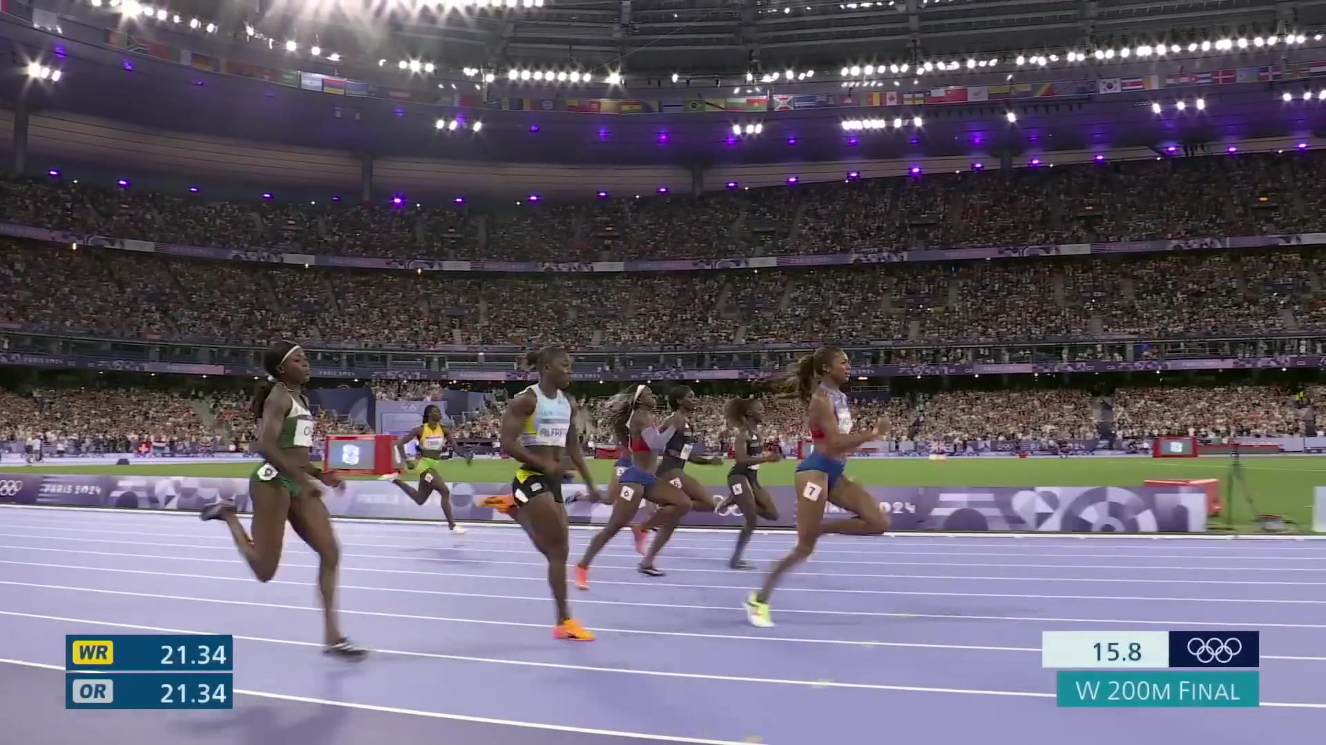 Gabby Thomas brings FORCE AND POWER in 200m gold medal run | Paris ...