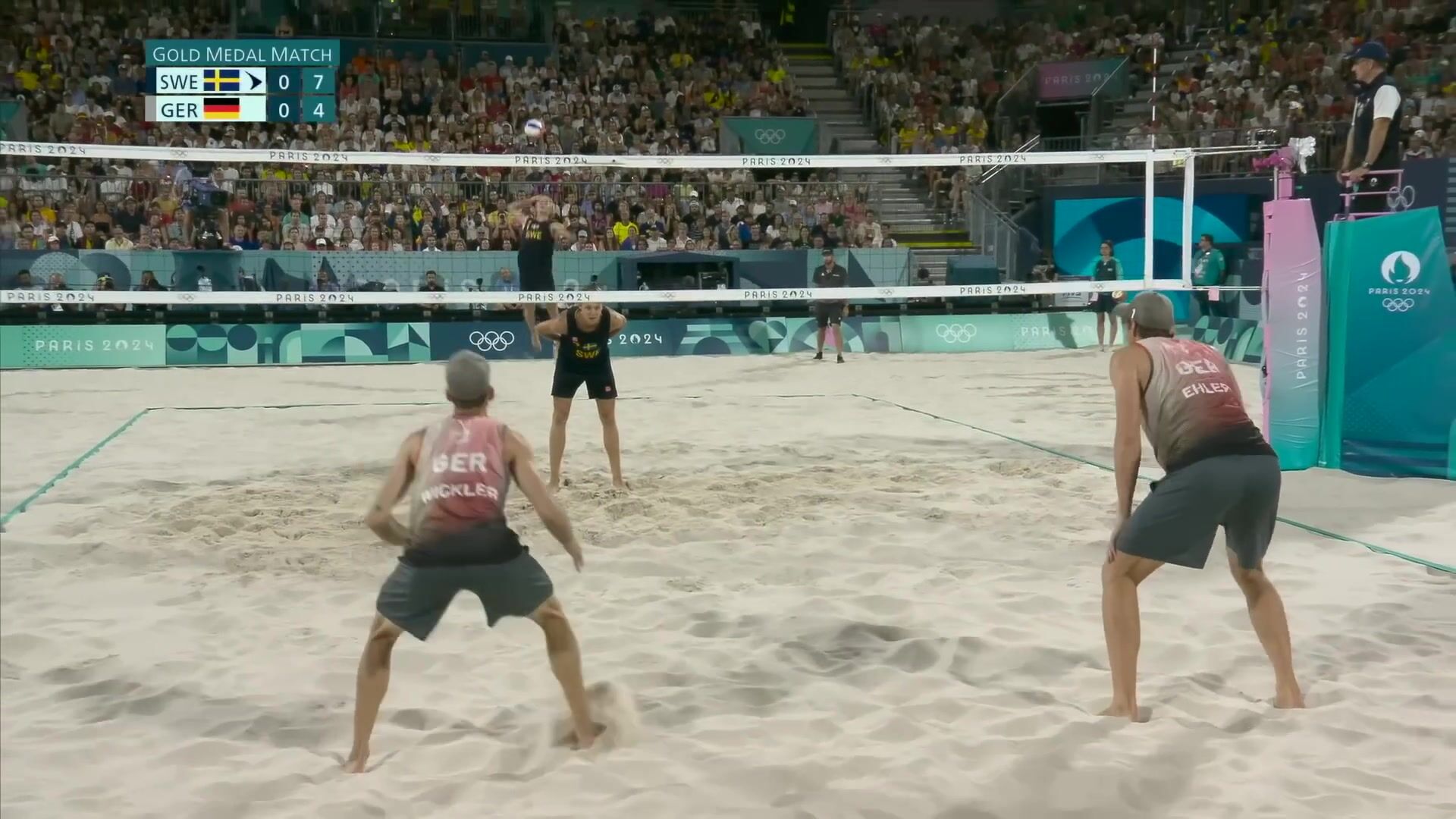 Sweden Secures First-Ever Beach Volleyball Gold by Defeating Germany ...