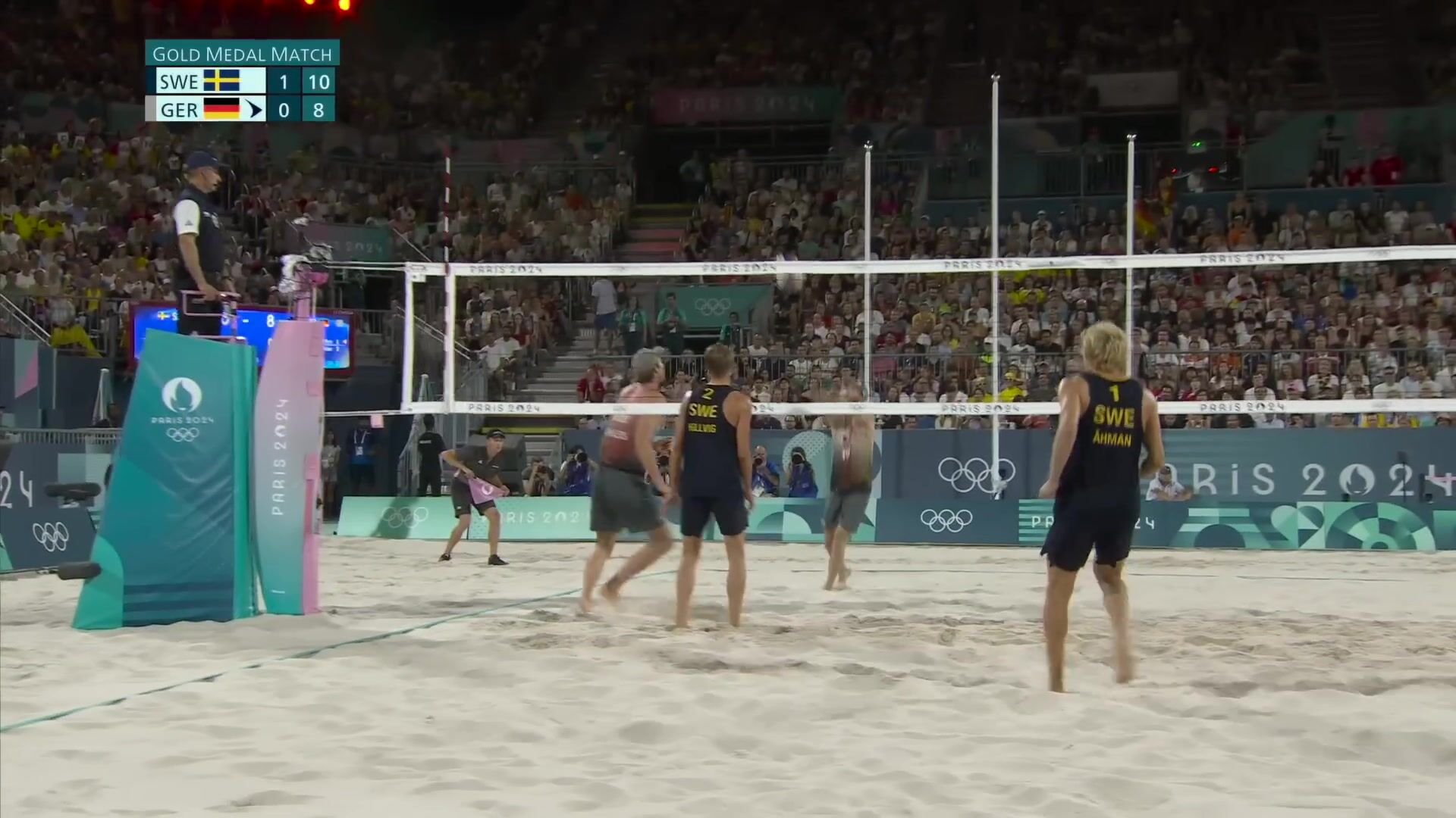 Sweden Secures First-Ever Beach Volleyball Gold by Defeating Germany ...