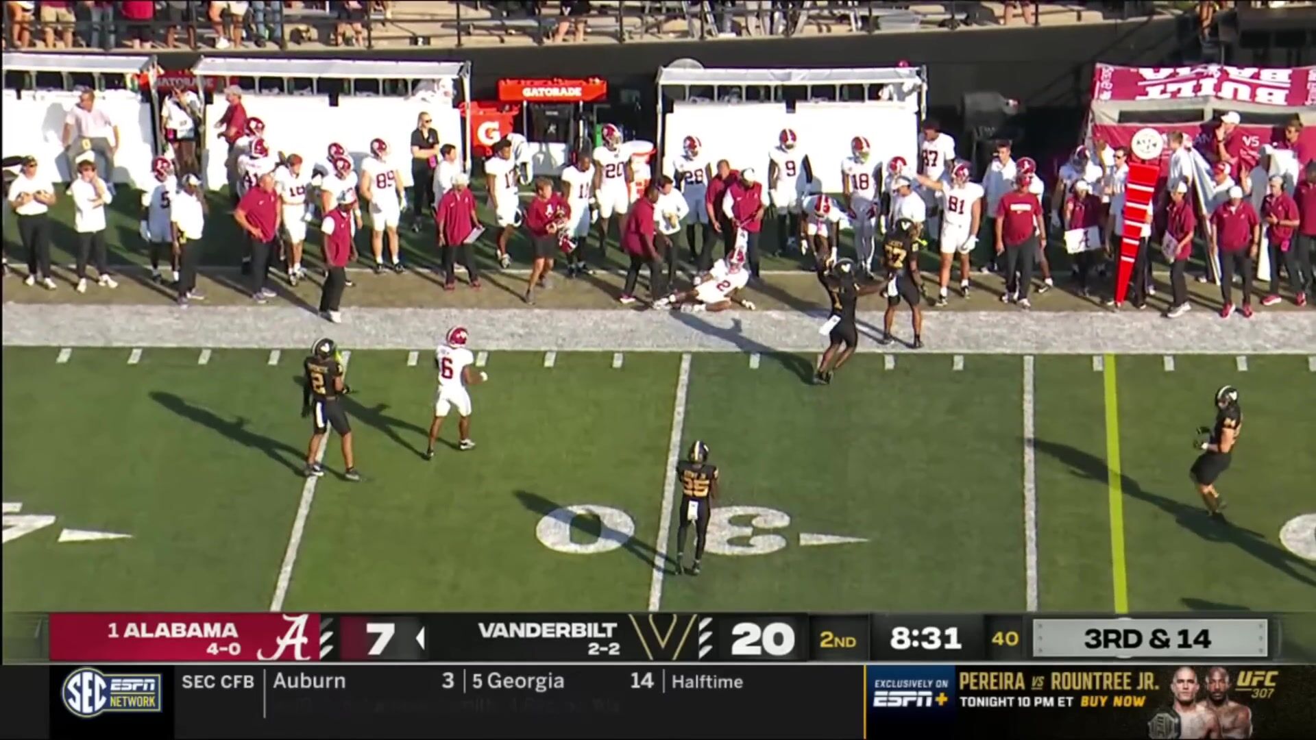 Alabama vs. Vanderbilt Week 6 Highlights | 2024 College Football Season