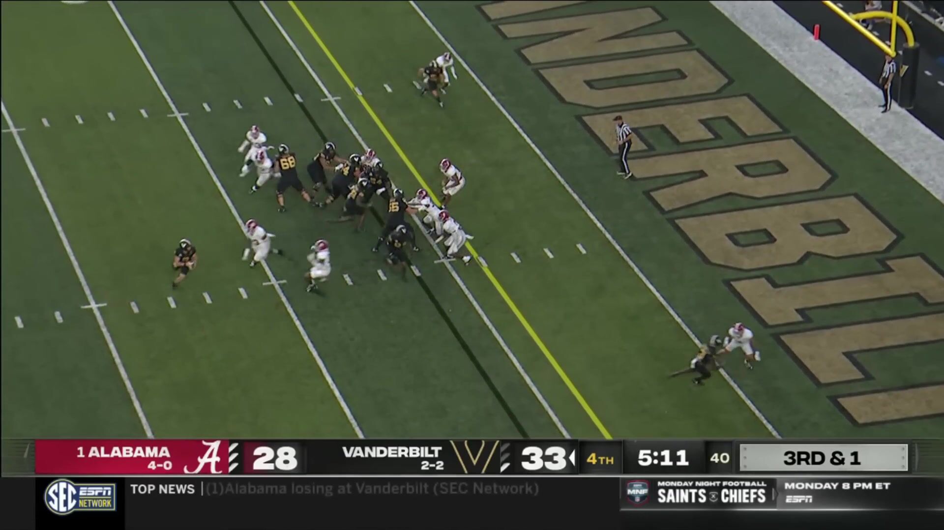 Alabama vs. Vanderbilt Week 6 Highlights | 2024 College Football Season