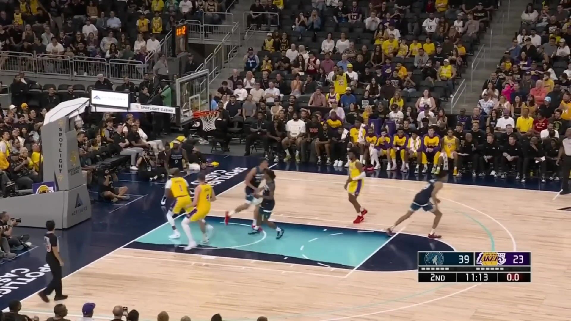 Bronny James Shines in NBA Debut with Chase-Down Block and First Bucket ...