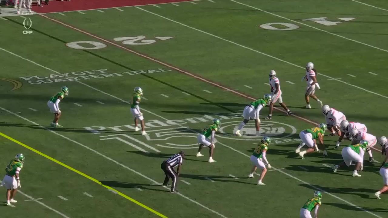 CFP Quarterfinal HALFTIME HIGHLIGHTS: Ohio State Buckeyes vs. Oregon ...