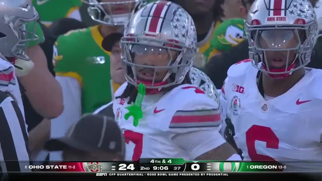 CFP Quarterfinal HALFTIME HIGHLIGHTS: Ohio State Buckeyes vs. Oregon ...