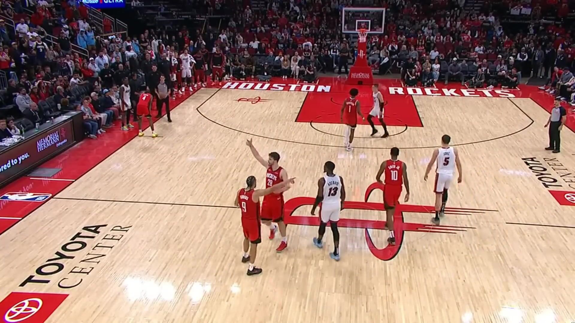 Tyler Herro and Amen Thompson HUGE FIGHT and 6 get ejected