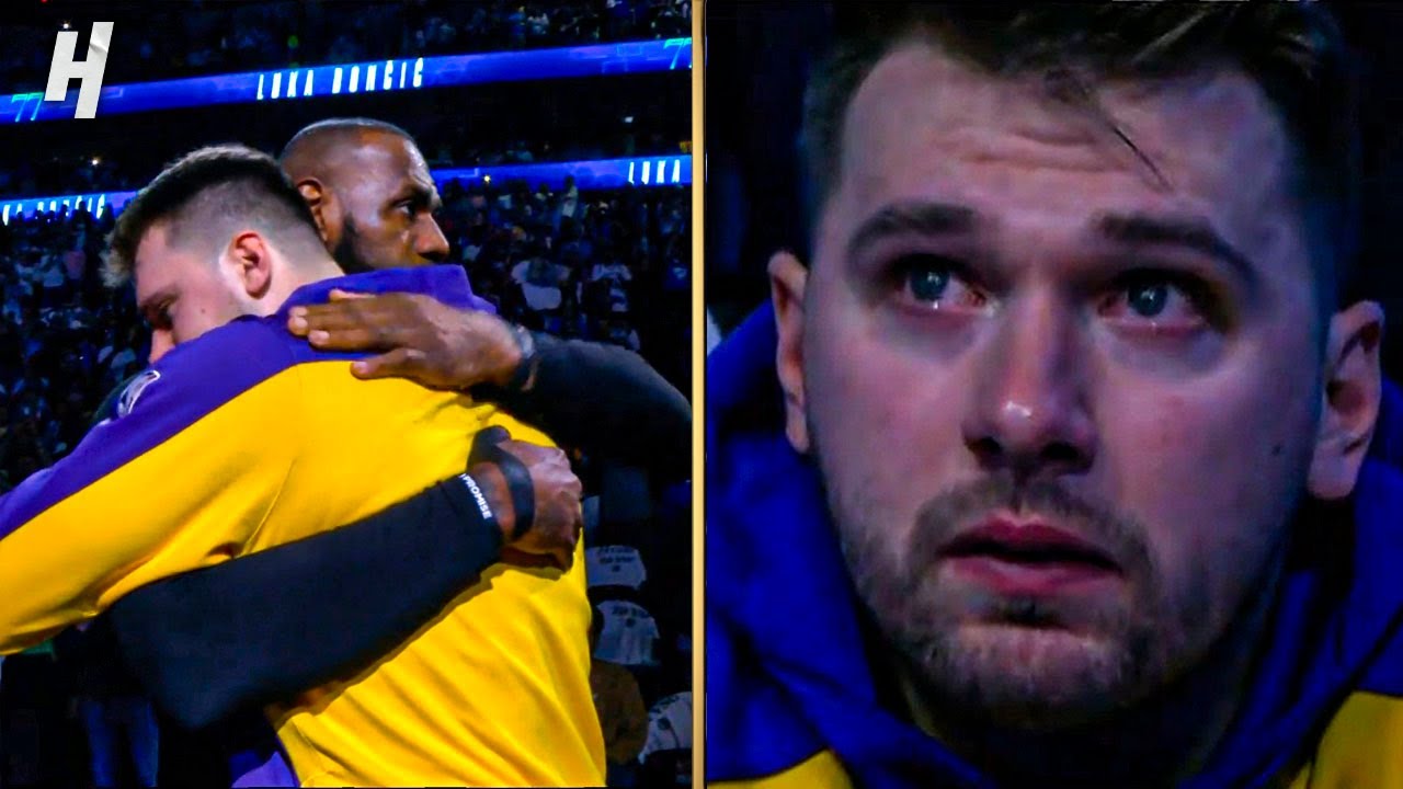 Luka Doncic in TEARS Watching His Mavs Tribute Video