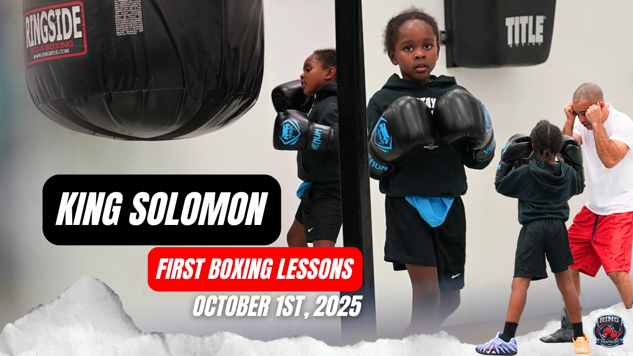 6-Year-Old King Solomon | First Boxing Lessons at Hollywood PAL