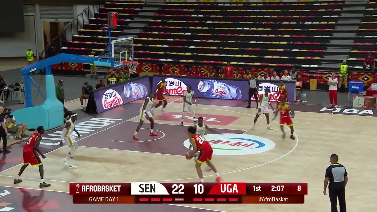 Deng John Geu SHOWED OUT for Uganda! 🇺🇬 AfroBasket 2025 Highlights