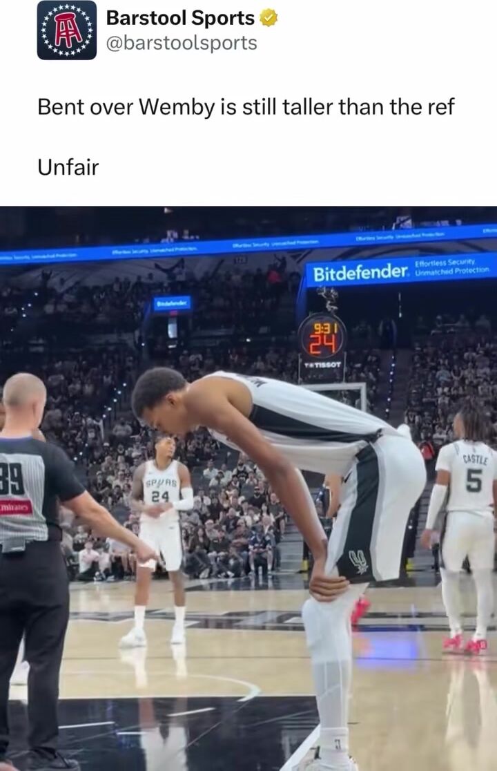 Wemby Height is NO JOKE!