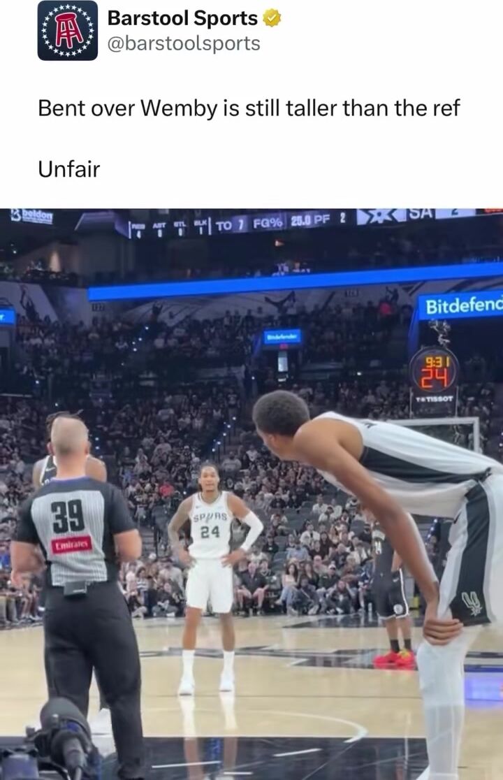 Wemby Height is NO JOKE!