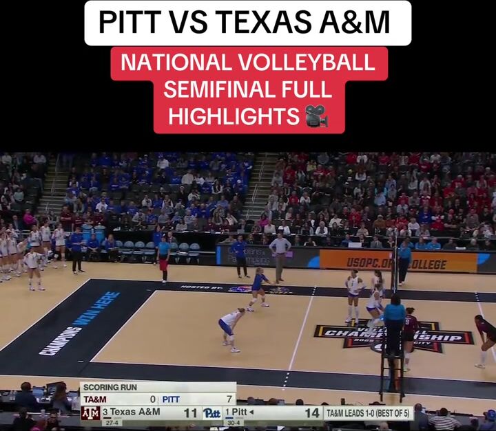 Texas A&M vs. Pitt | Full Highlights | NCAA Volleyball Semifinals